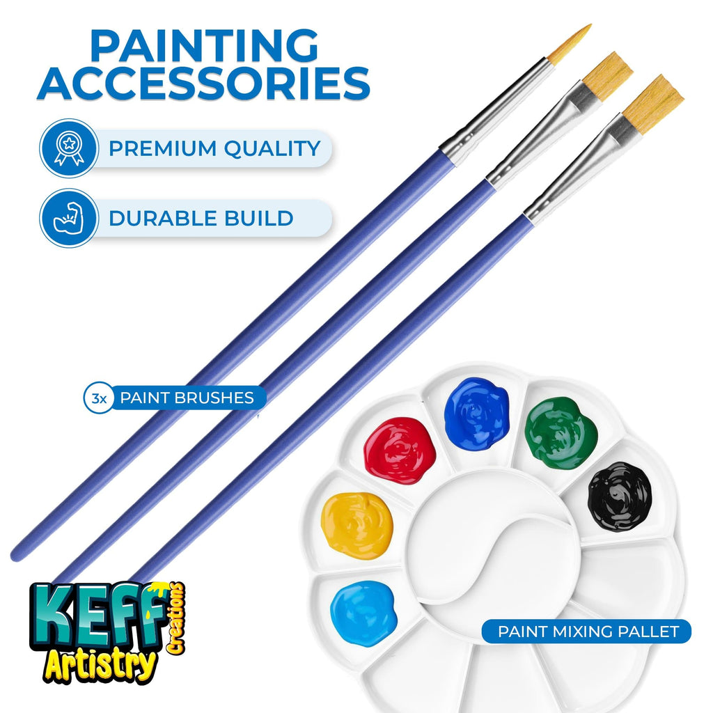 30 Color Complete Acrylic Paint Set – KEFF Creations