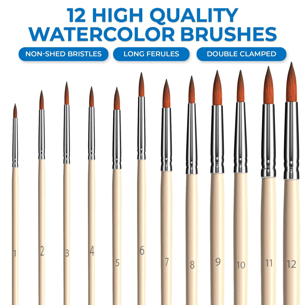 Complete Watercolor Paint Set with Watercolor Paper – KEFF Creations