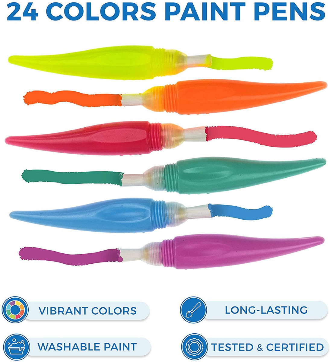 Squeeze‘n Brush Washable Paint Set for Kids – KEFF Creations